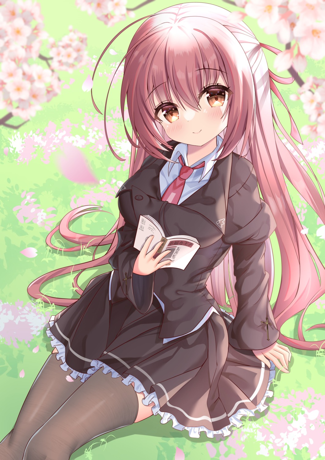 hiyada yuu sakura no uta misakura rin seifuku thighhighs | #943932 | yande.re